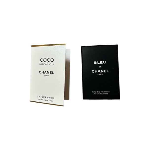 CHANEL | Other | Chanel Perfume Sample Duo Coco Mademoiselle Bleu De ...